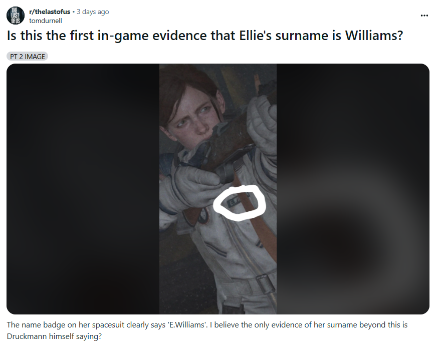 TLOU Part II: Remastered confirma el apellido de Ellie | Atomix